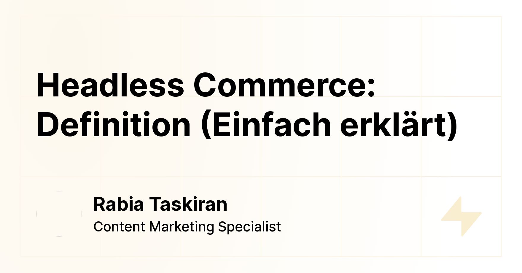 Headless Commerce: Definition (Einfach erklärt) - ikas